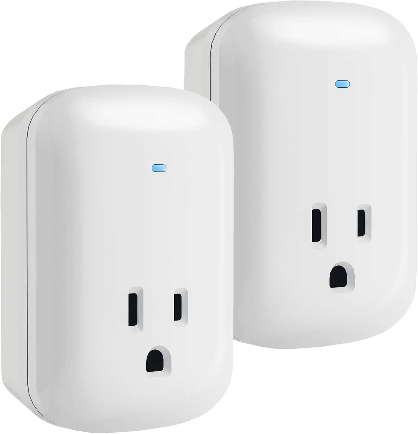 Surge Protector Wall Tap Single Outlet Extender 2 Pack, 3 Prong ...