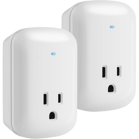 Surge Protector Wall Tap Single Outlet Extender 2 Pack, 3 Prong ...