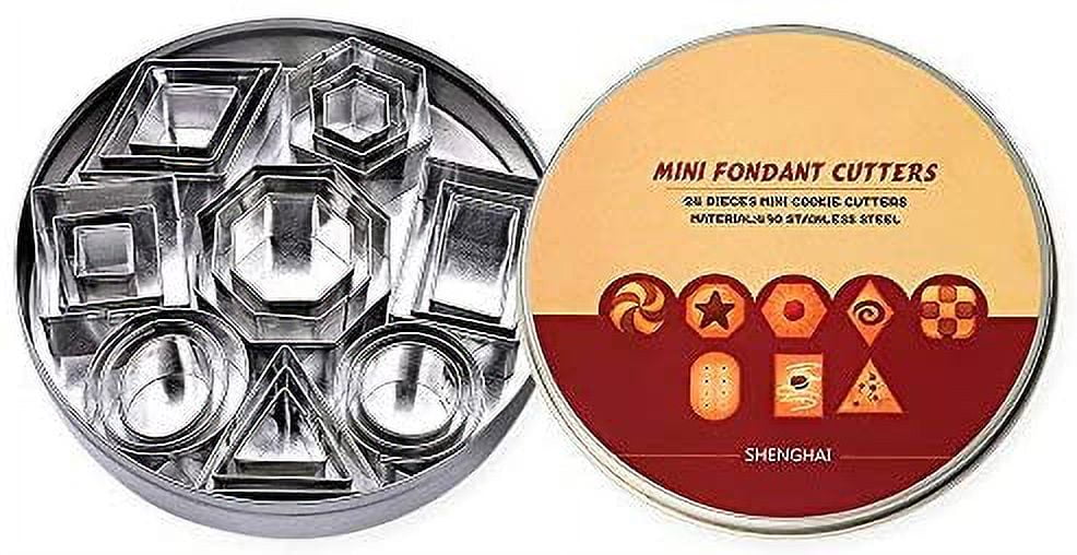 SurgeHai Geometric Shape Cutters Mini Cutters Including Hexagon, Square ...