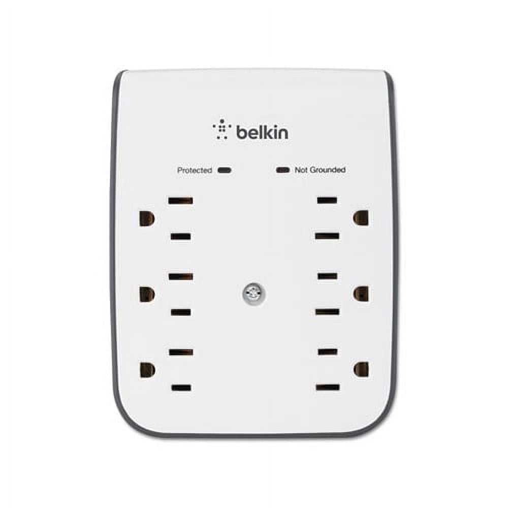SurgePlus USB Wall Mount Charger 6 Outlets 2 USB, White - Walmart ...