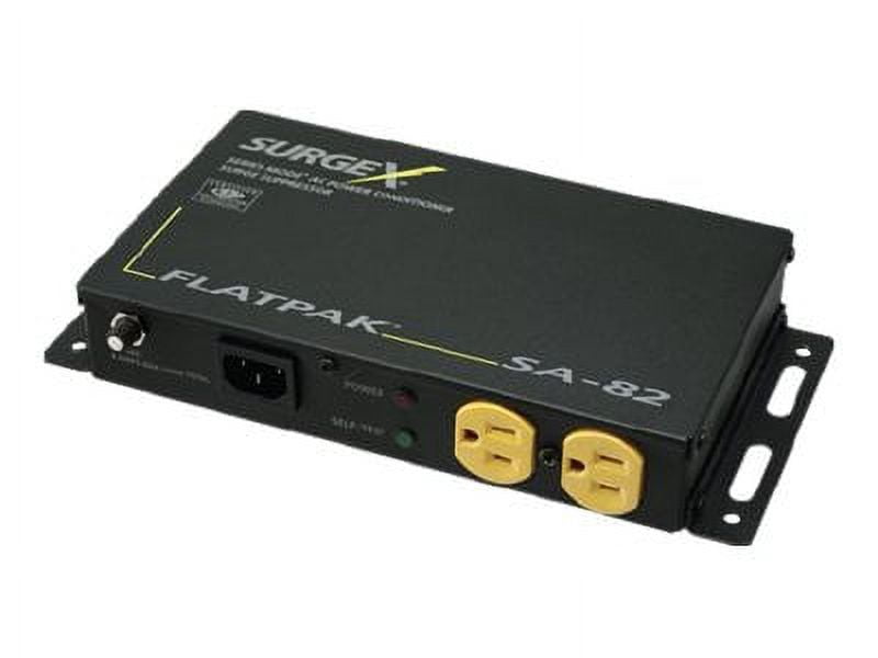 SurgeX FlatPak SA-82 - Surge protector - AC 120 V - output connectors ...