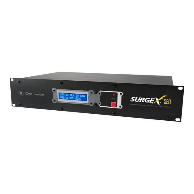 SurgeX SEQ - Power sequencer (rack-mountable) - AC 120 V - output connectors: 14 - 2U - Walmart.com