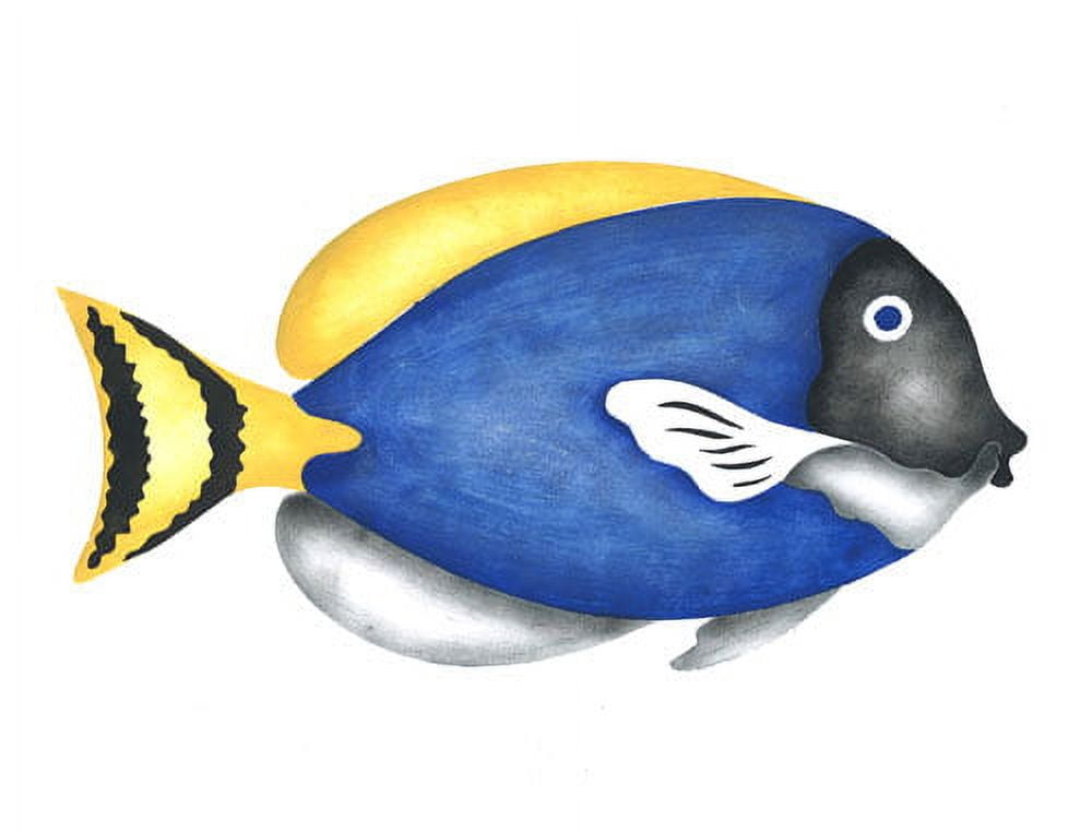 Surgeon Fish Wall Stencil SKU #1114 by Designer Stencils - Walmart.com