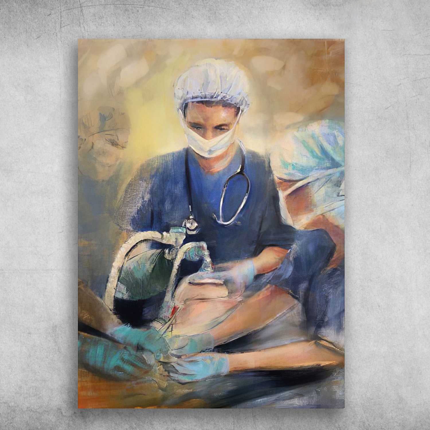 Surgeon Poster - Surgeon And Nurse 11 x 17 Inch Poster - Walmart.com