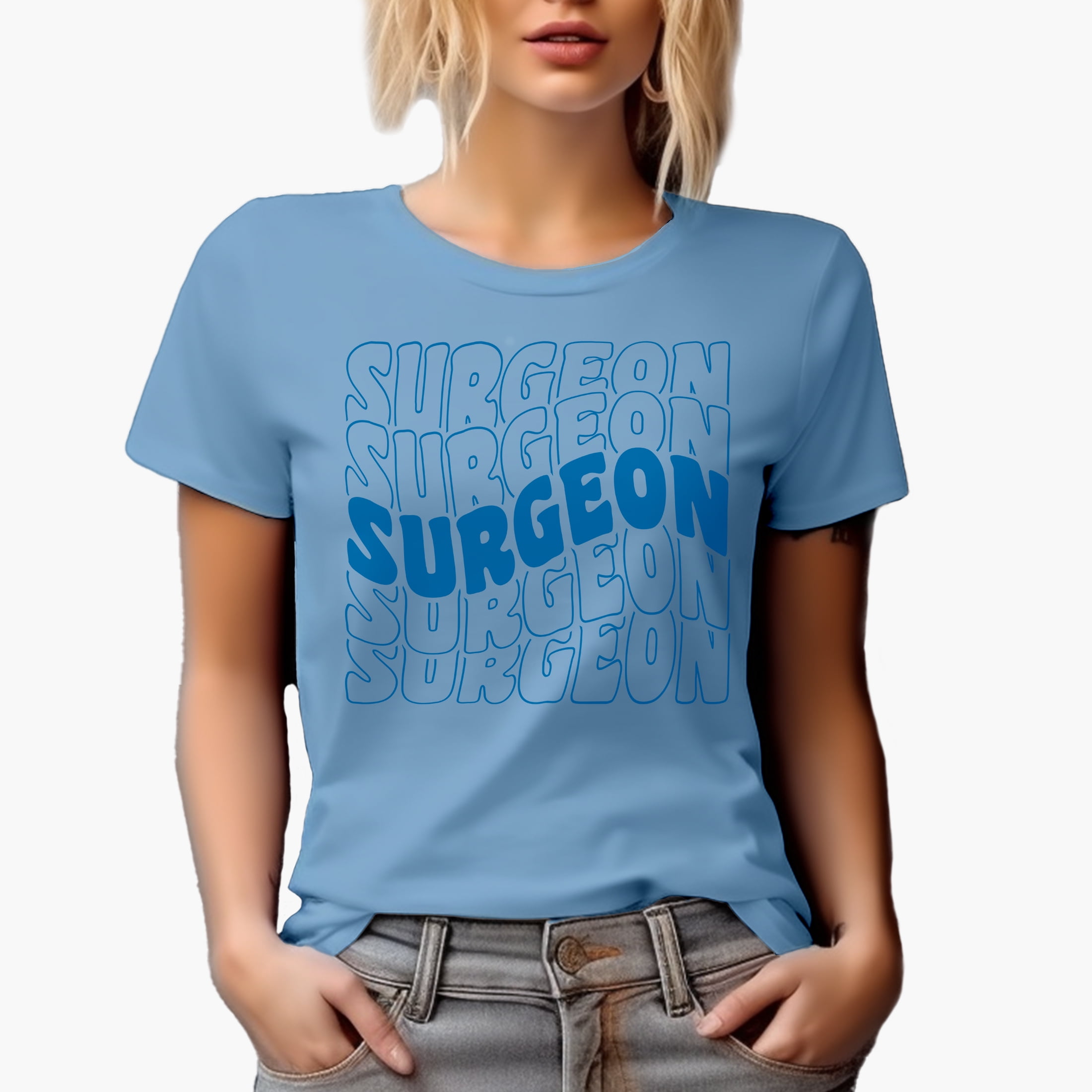 Surgeon, Surgery Doctor or Medical Profession Themed, Groovy Retro Wavy ...