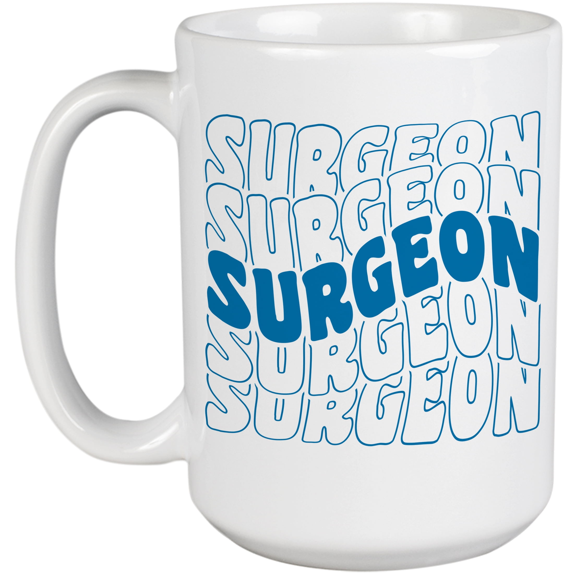 Surgeon, Surgery Doctor or Medical Profession Themed, Groovy Retro Wavy ...