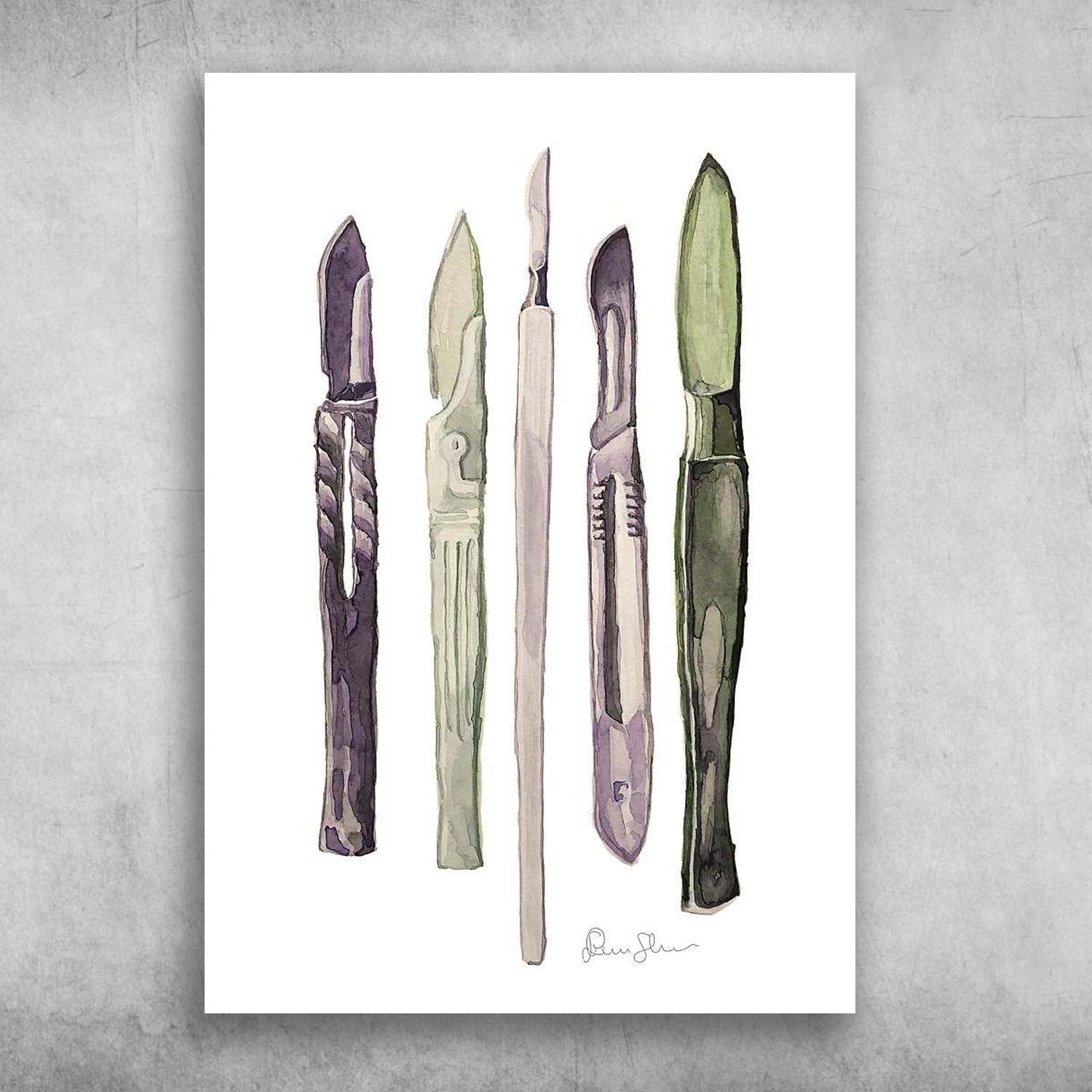Surgeon Tools Collection 11 x 17 Inch Poster - Walmart.com