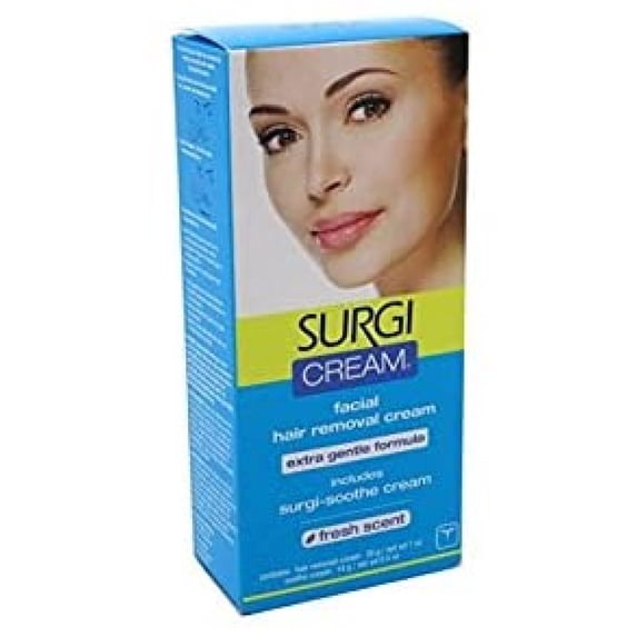 Surgi-Cream Extra Gentle Hair Removal Cream for Sensitive Facial Skin ...