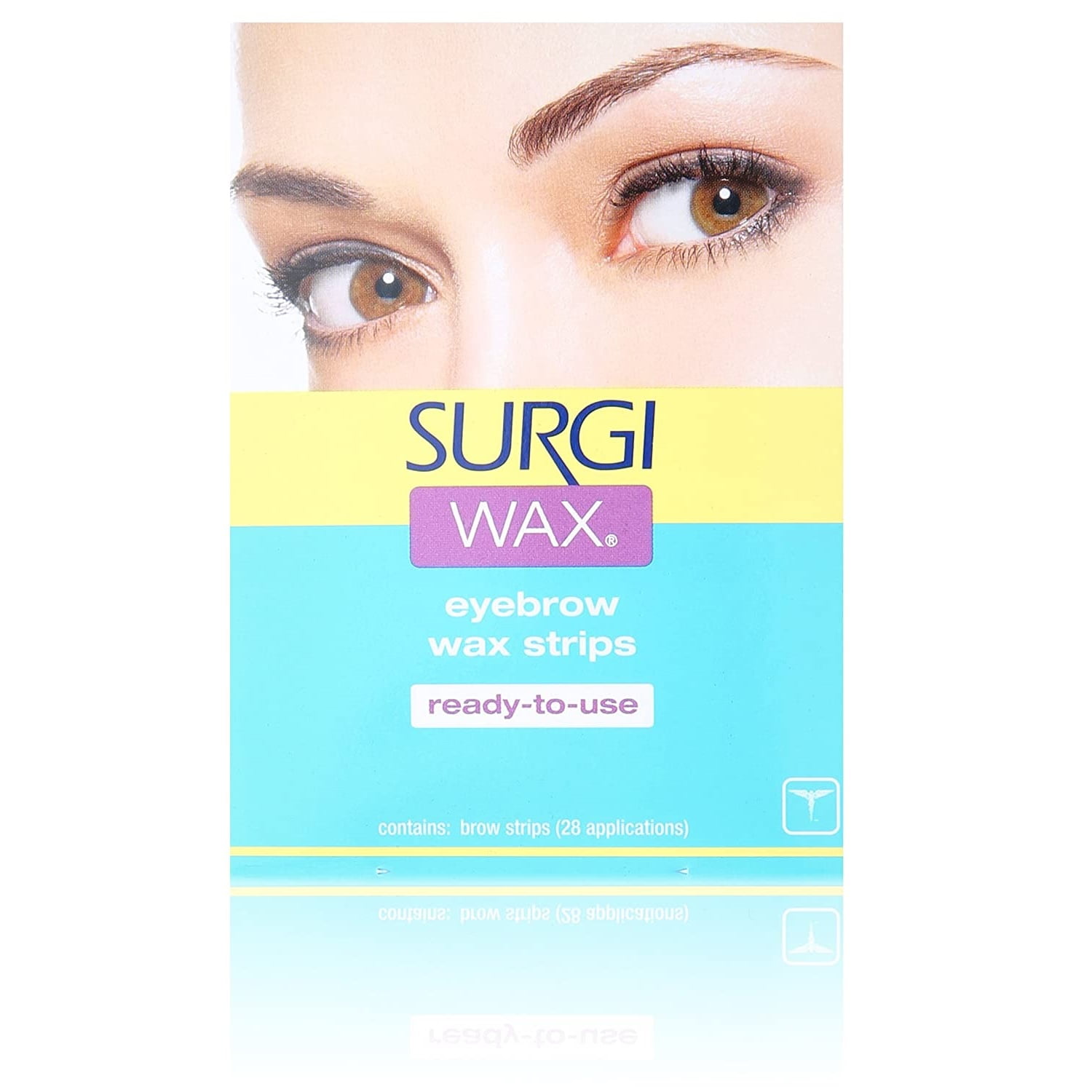Surgi Wax Eyebrow Wax 28 Strips - Walmart.com