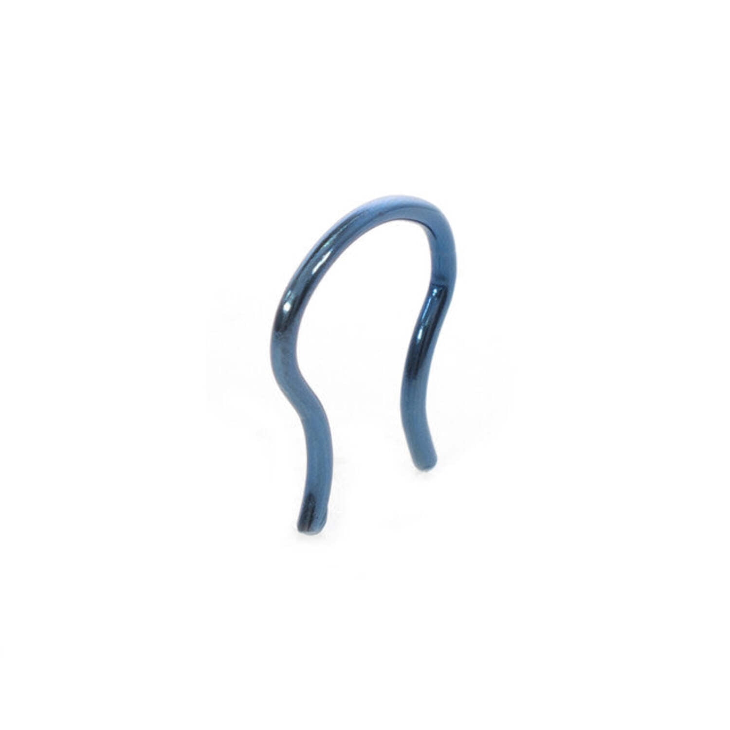 Surgical Steel Anodized Titanium Septum Ring Retainer 16 Gauge U Shape ...