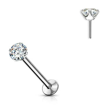 Labret Monroe Studs 14G & 16G Surgical Steel Randomly Styles Lot Of 10 ...