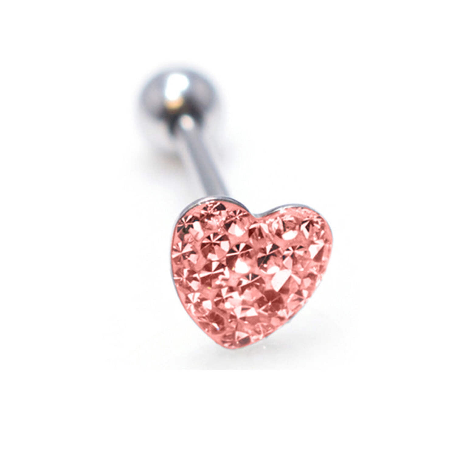 Surgical Steel Tongue Ring Barbell 14 Gauge 5/8