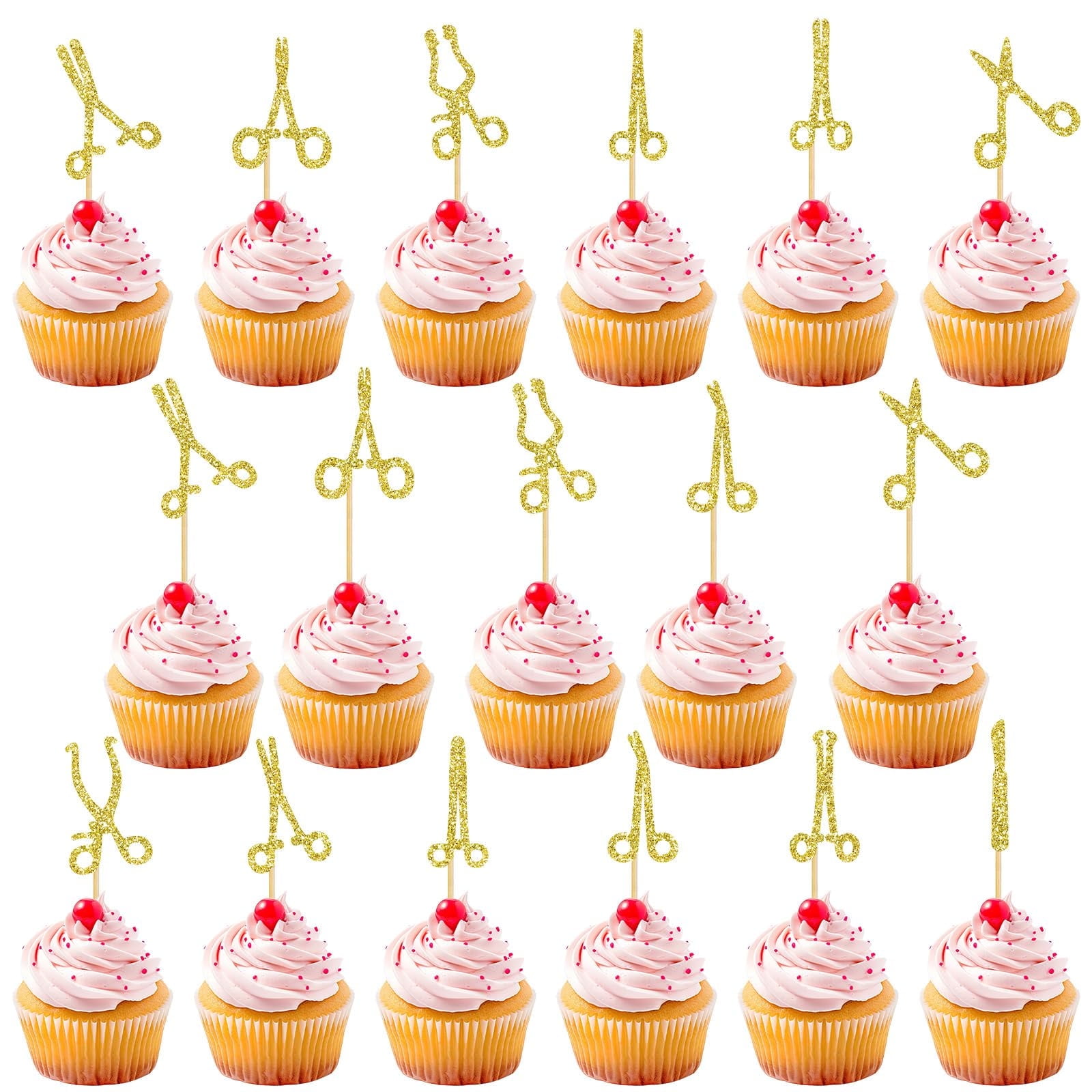 Surgical Tools Silhouette Cupcake toppers, Surgeon Party Decorations ...