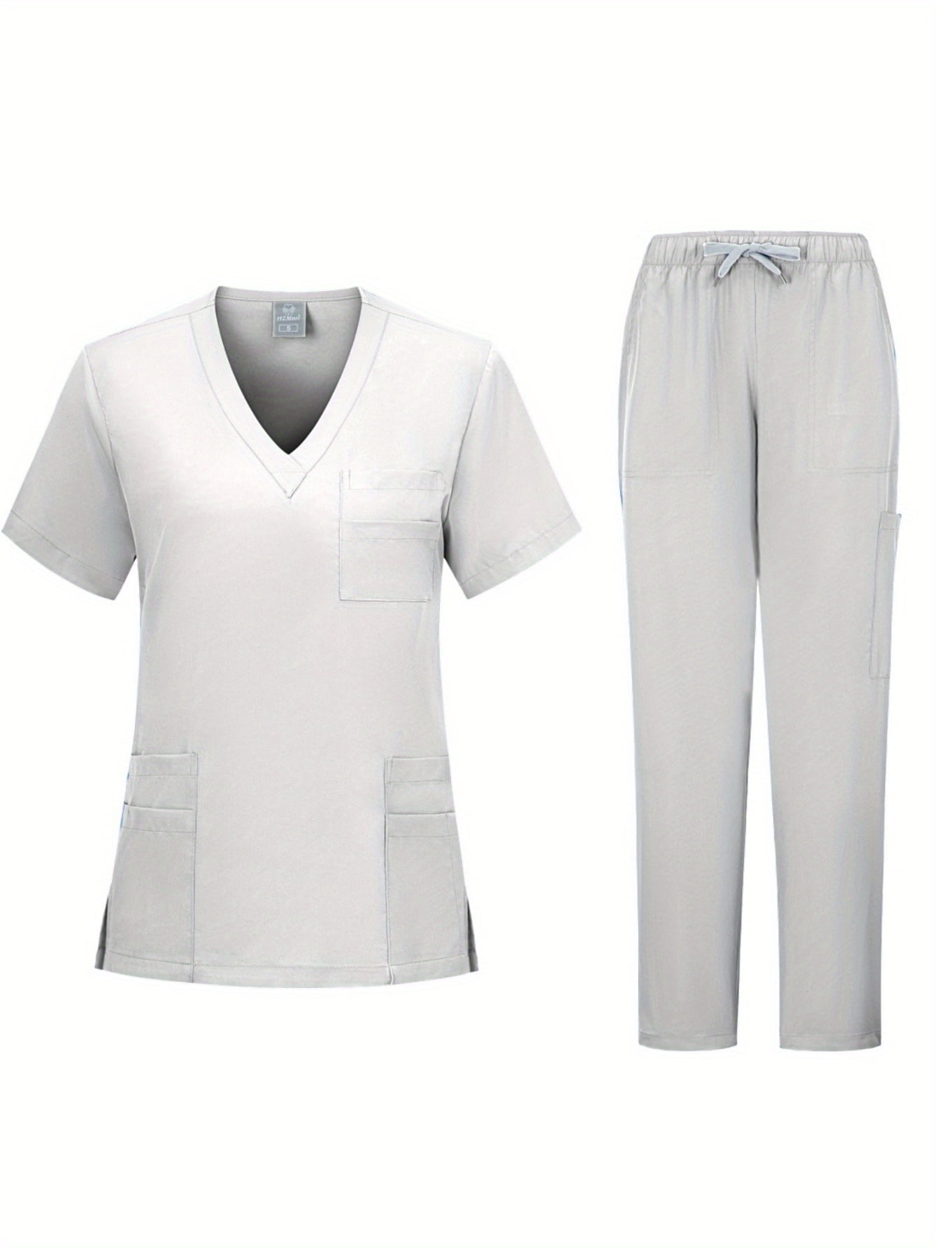 Surgical Uniform Men's Scrub Suit Medical Nurse Beauty Salon Work ...