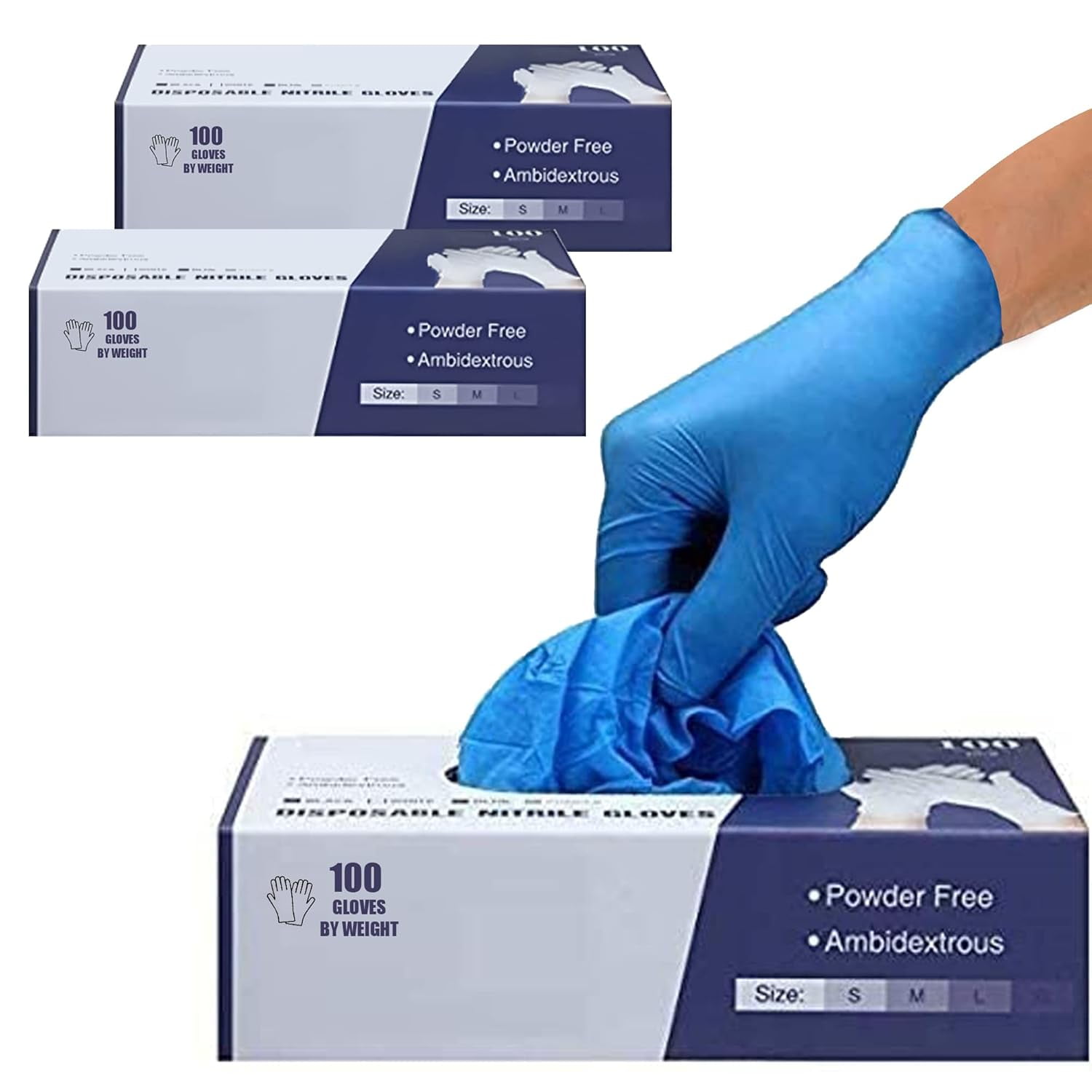 Surgicals Powder Free Nitrile Gloves, Food Grade, Hand Disposable ...