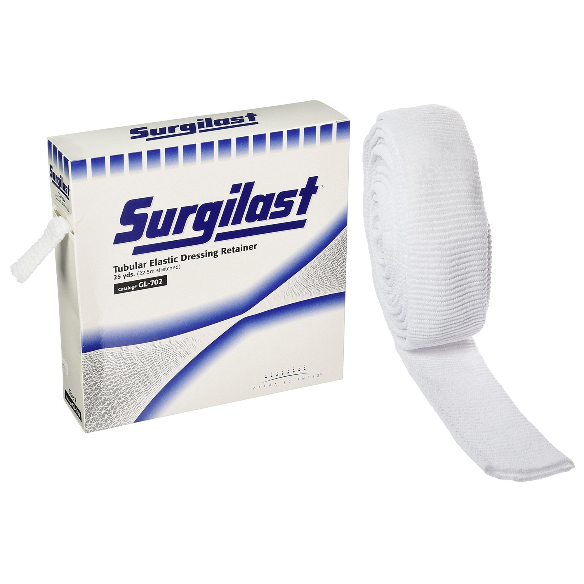 Surgilast Elastic Net Retainer Dressing 25 Yard Length Sz. 2 Tubular ...