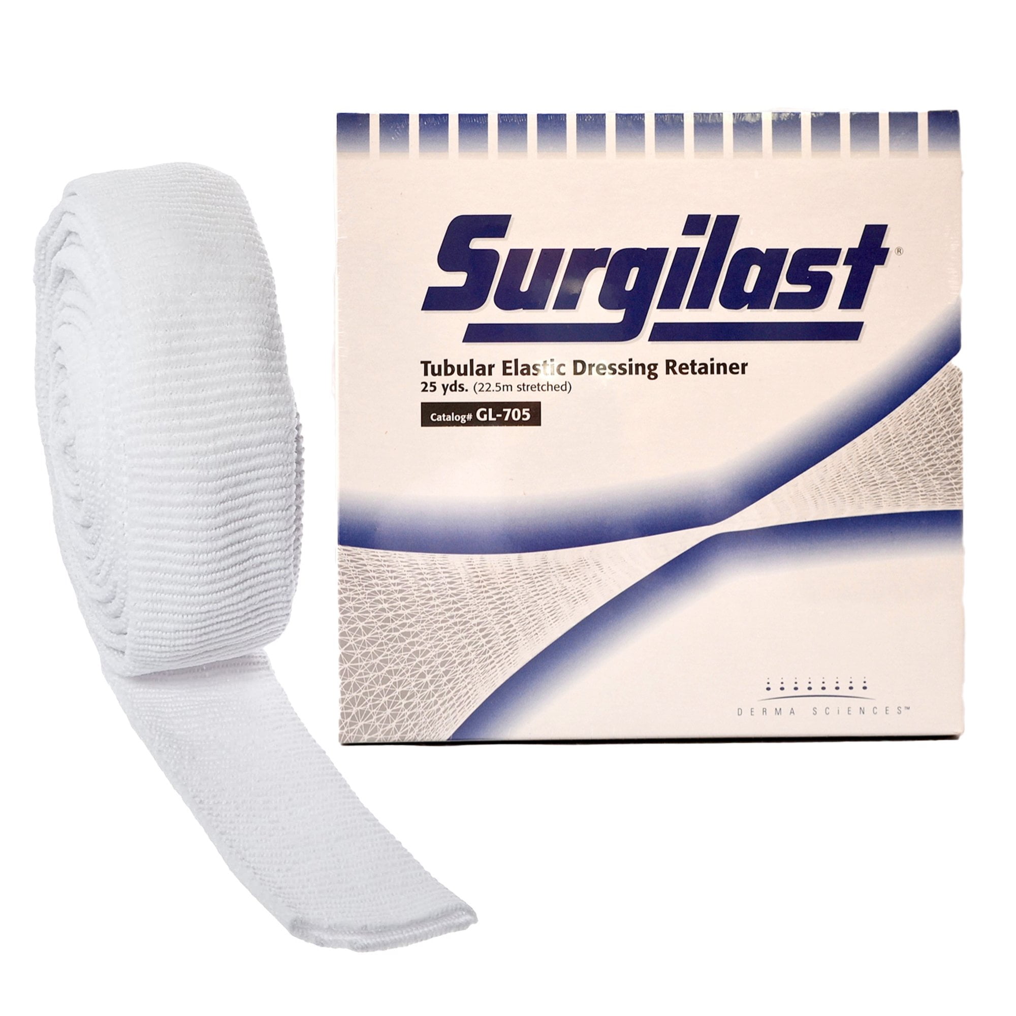 Surgilast Elastic Net Retainer Dressing 25 Yard Length Sz. 5 Tubular ...