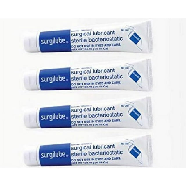 Surgilube Sterile Surgical Lubricant Jelly - 4.25 oz per Tube - Pack of ...