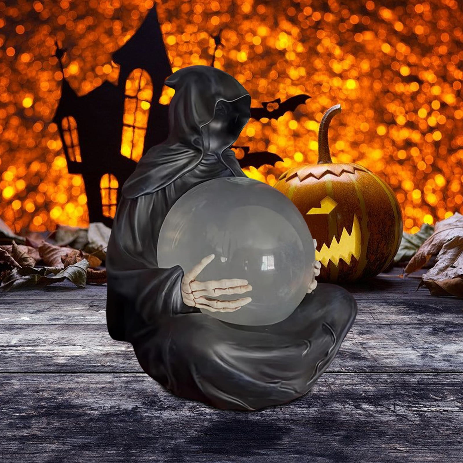 Suriel & Floating Bat Crystal Ball - Suriel Bookshelf Decor| Halloween ...