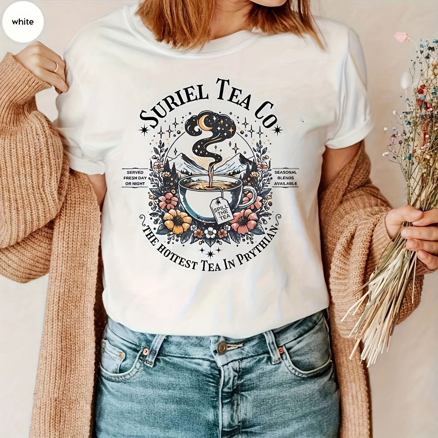 Suriel Tea Co S1Hirt ACOTAR Suriel Tea T-S1Hirt Velaris Sarah J Maas s ...