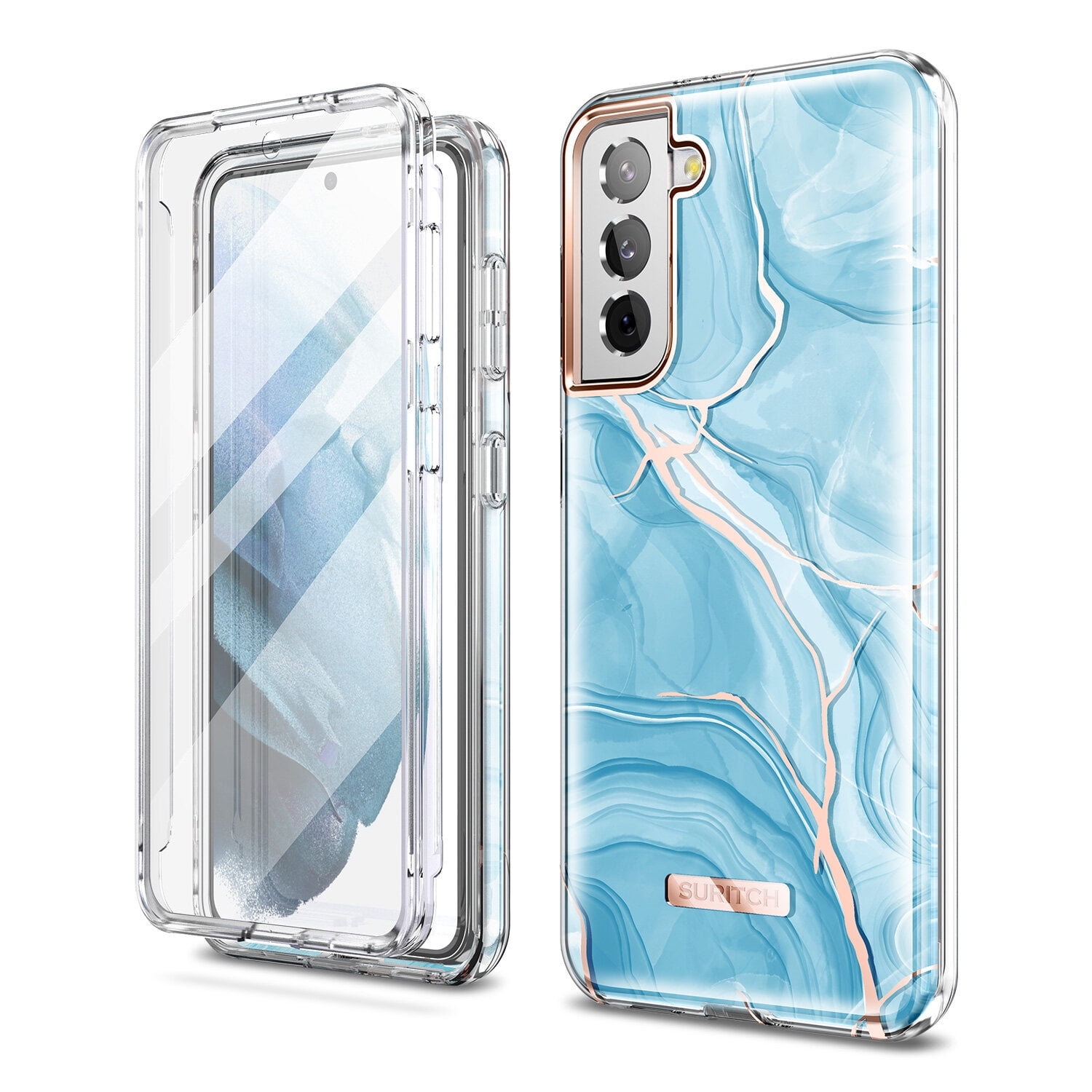 Suritch Phone Case for Samsung Galaxy S21 Case Full Body Protection ...