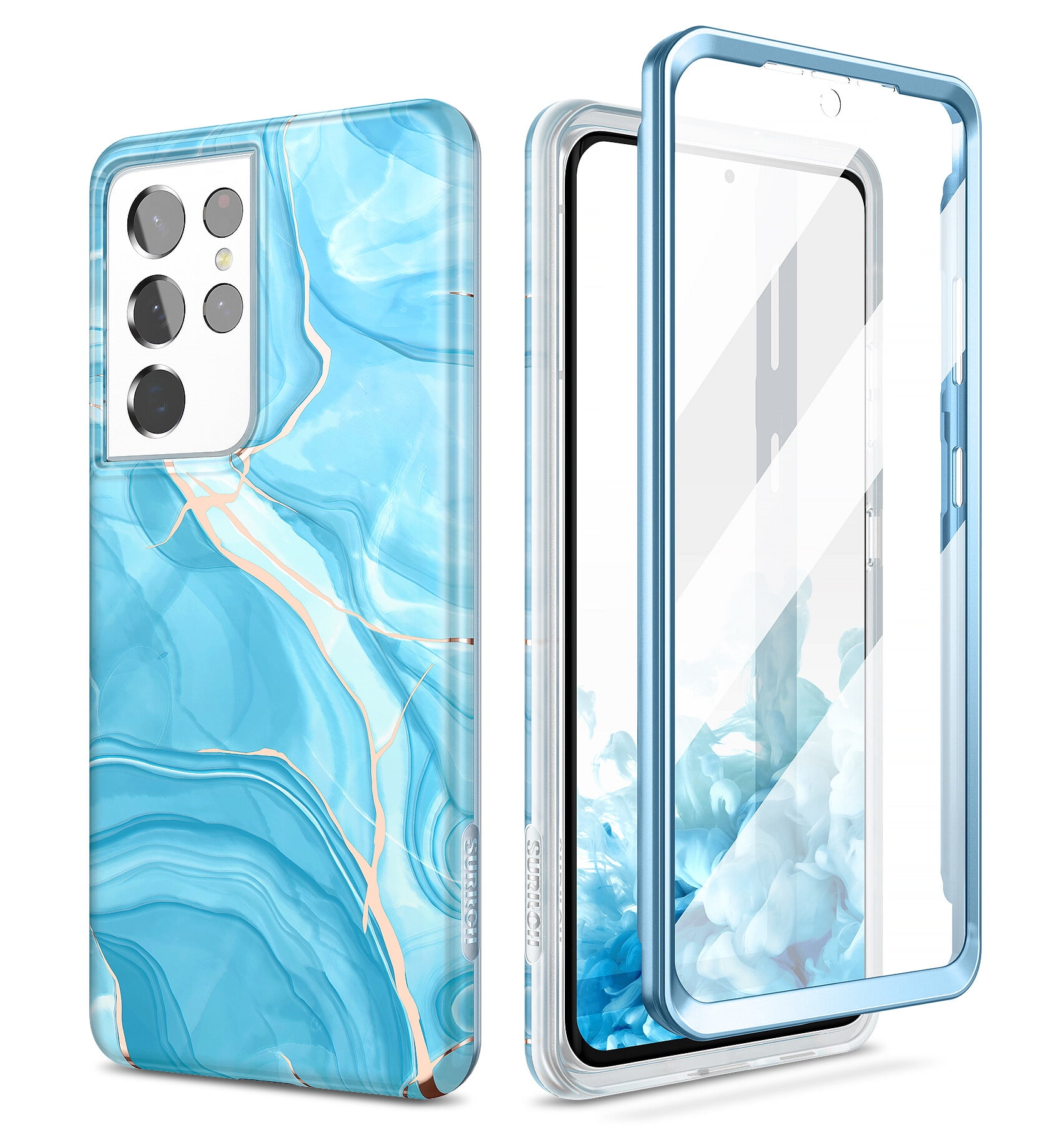 Suritch Phone Case for Samsung Galaxy S21 Ultra 6.8 inches Back Cover Full Body Protection ...