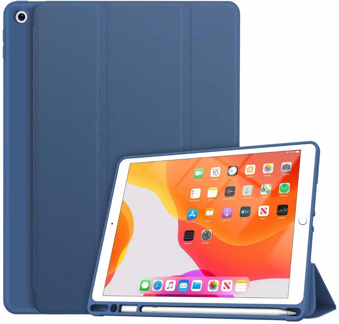 Surlong iPad 10.2 Case, Smart Tablet Cover with Auto Sleep/Wake for ...