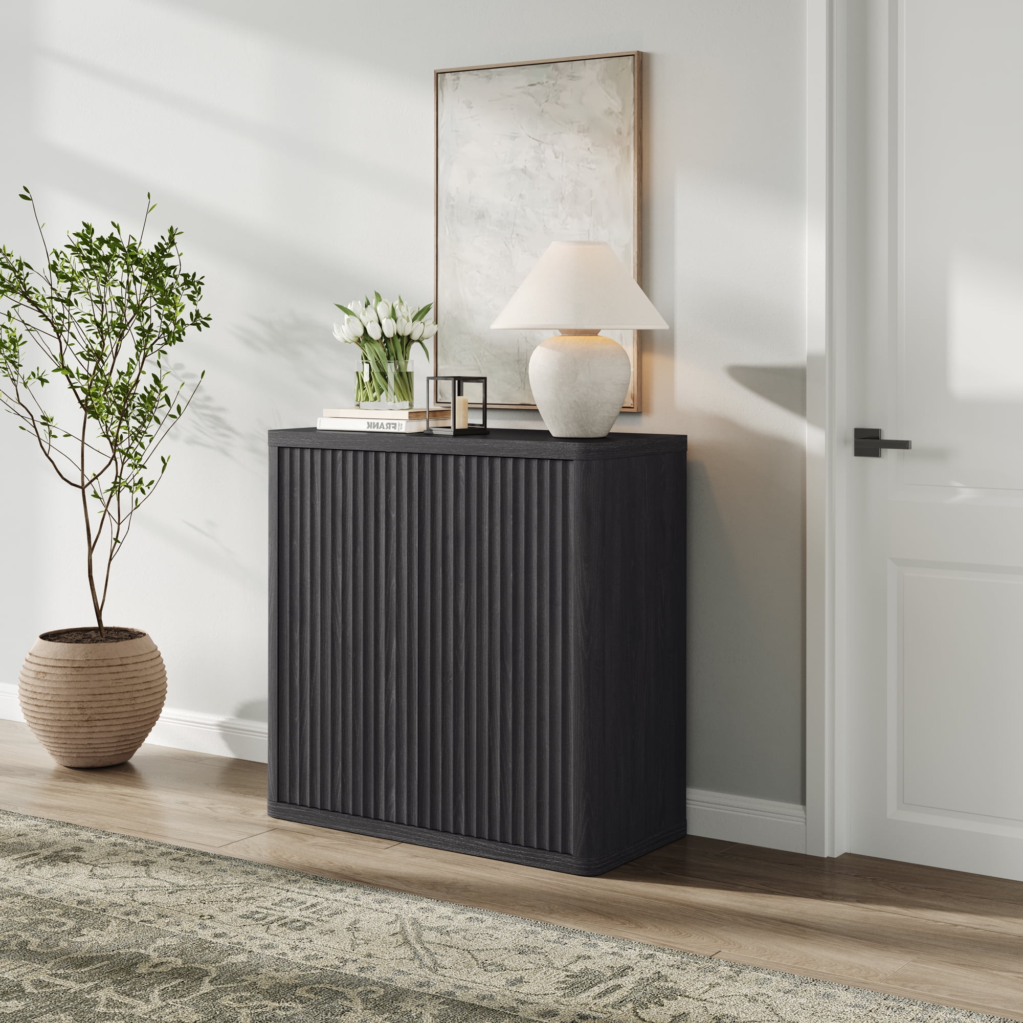 Surmoby 34.6" Sideboard Buffet Cabinet with Storage Console Cabinet,Modern Storage Cabinet with ...