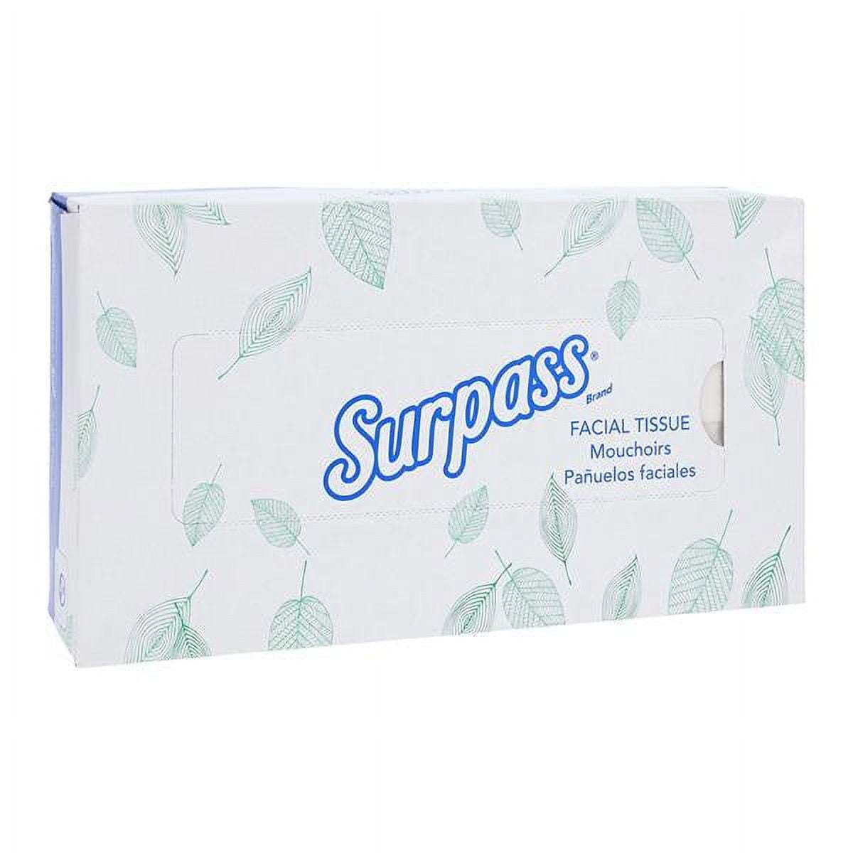 Surpass Facial Tissue White 8 in x 8.3 in 2 Ply Sold by 100 per Box ...