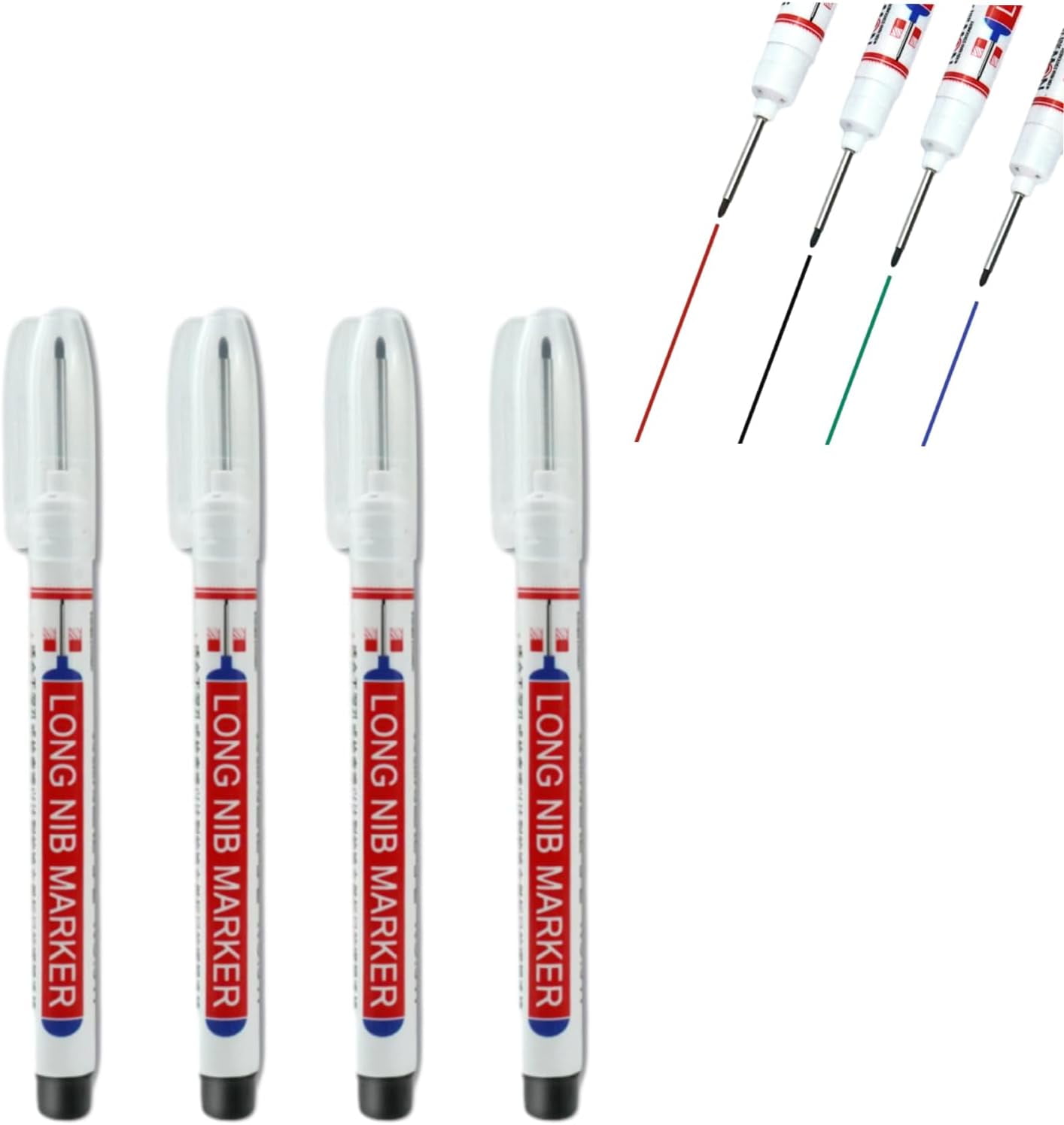 Surpassdo Long Nose Markers, Quick-Dry Long Nose Marker, Long Nib ...