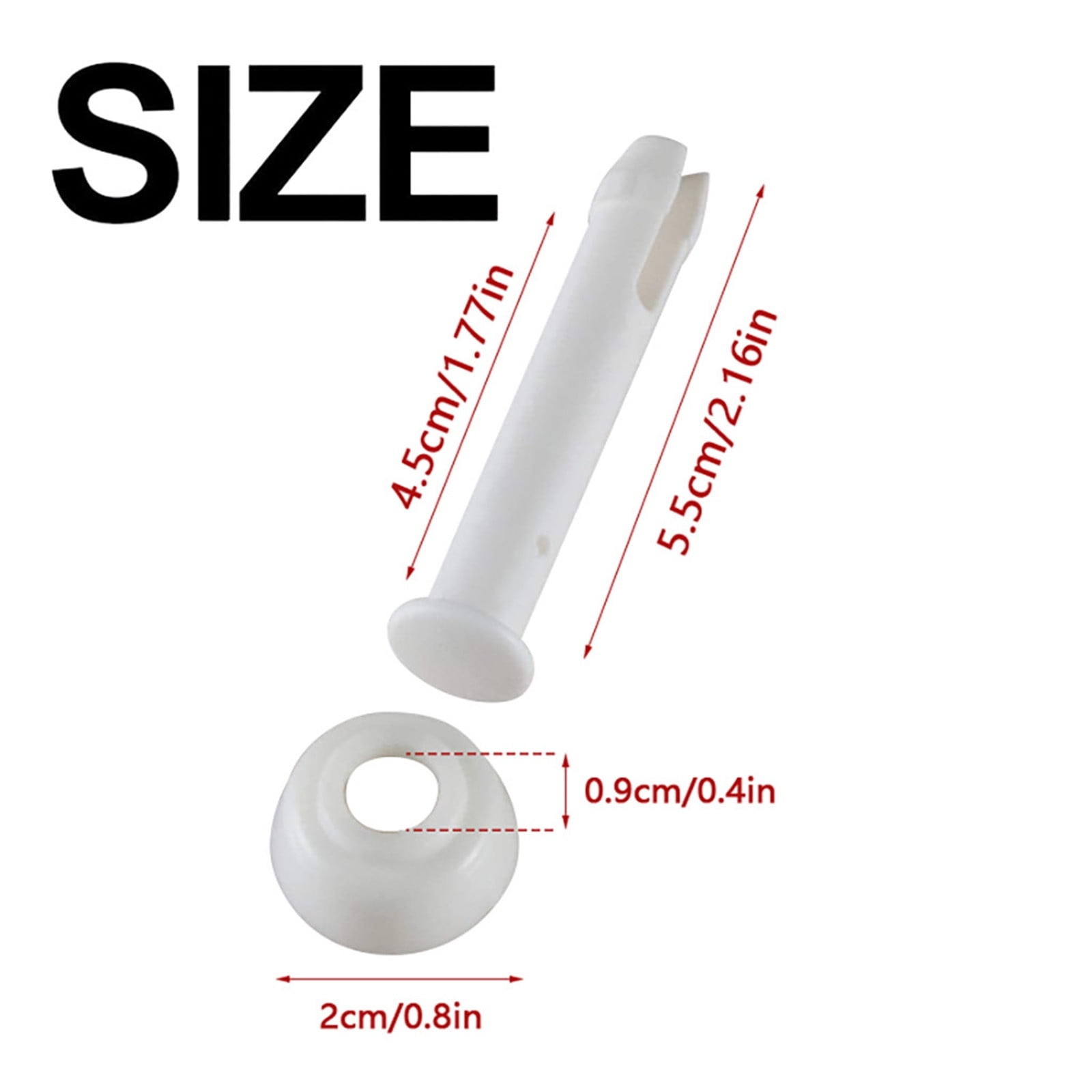 Surpdew 15 Pcs Plastic Pool Joint Pins & 15 Pcs Rubber Seals For 13'-24 ...