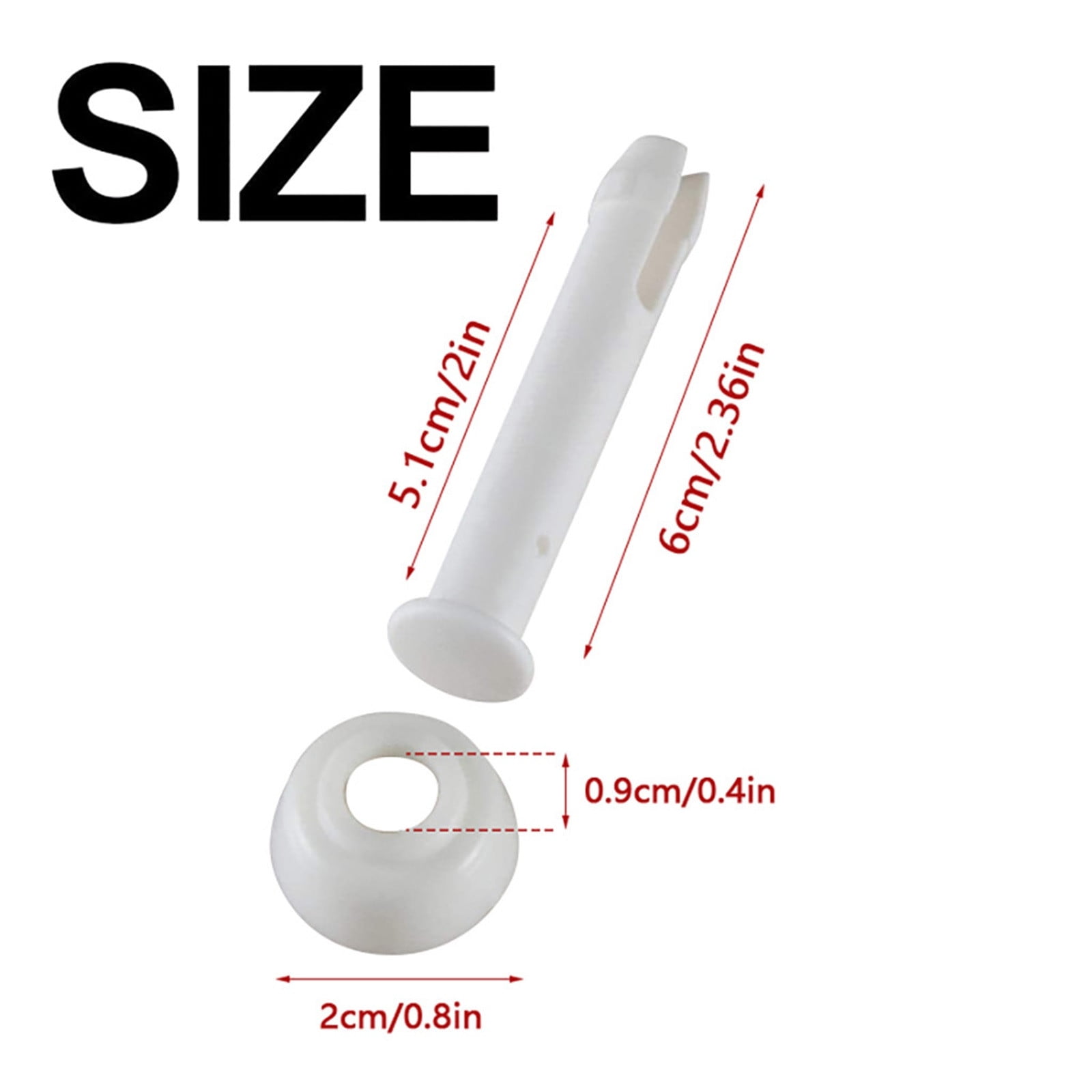 Surpdew 15 Pcs Plastic Pool Joint Pins & 15 Pcs Rubber Seals For 13'-24 ...