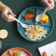 Sammons Preston Partitioned Scoop Dish, Melamine, Divided Plate ...