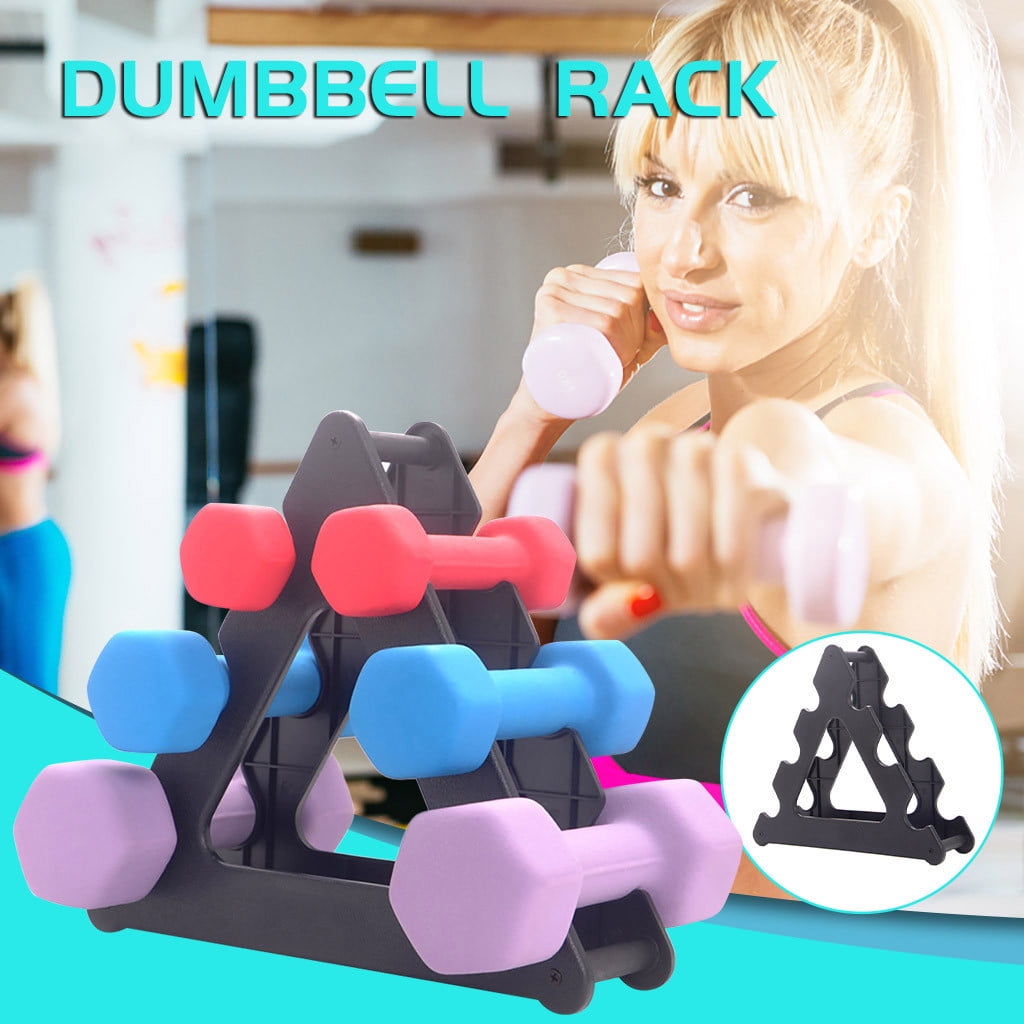 Surpdew Dumbbell Rack Stand 3 Tier Dumbbells Hand Weights Sets Holds 30 ...