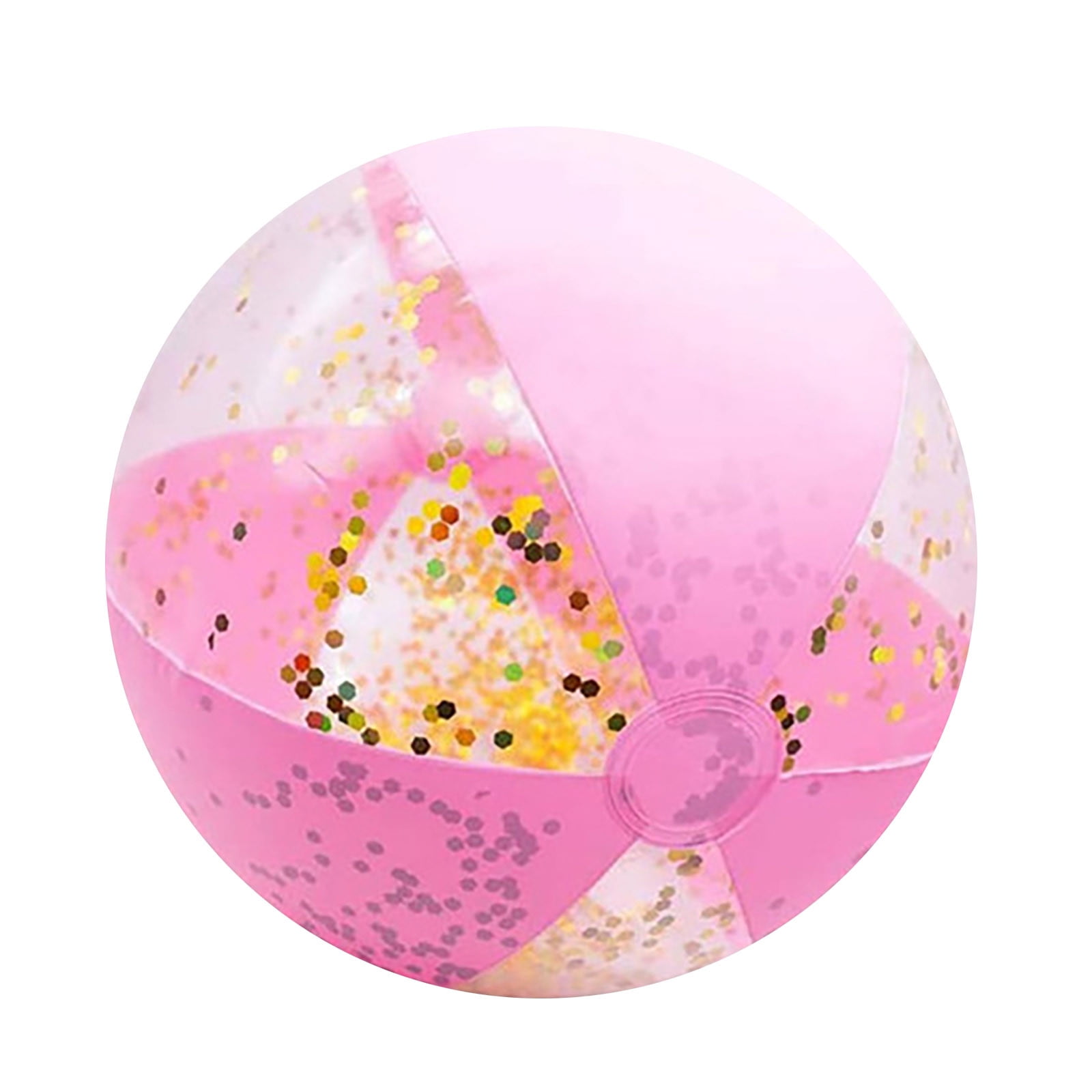 Surpdew Inflatable Sequin Transparent Beach Ball Pool Party Inflatable ...