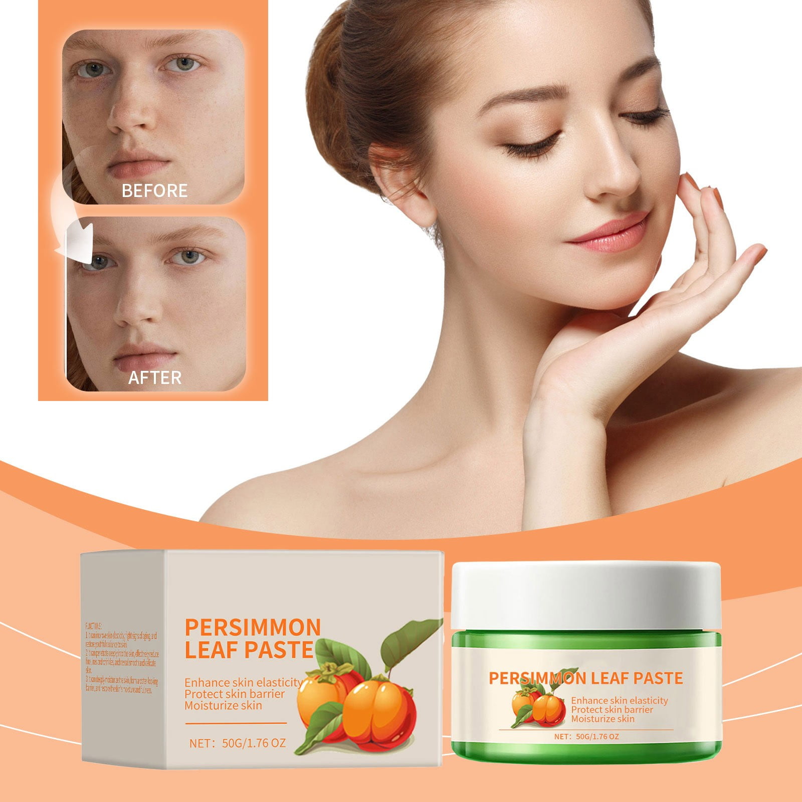 Surpdew Persimmon Leaf Moisturizing Cream Moisturizing Antis-Wrinkle ...