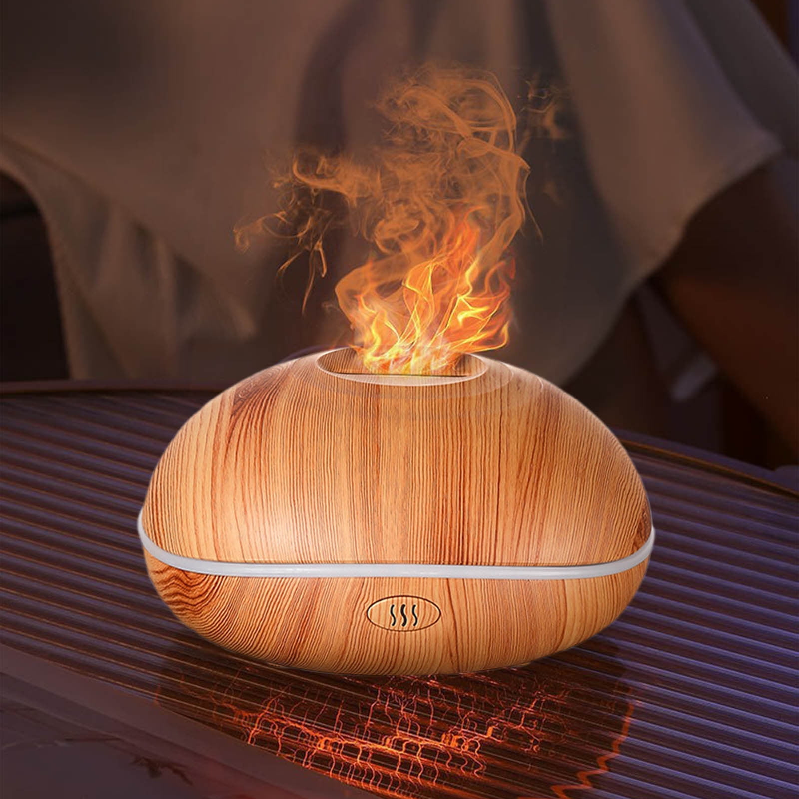 Surpdew Simulation Flame Diffuser Color Gradient Home Diffuser Flame ...
