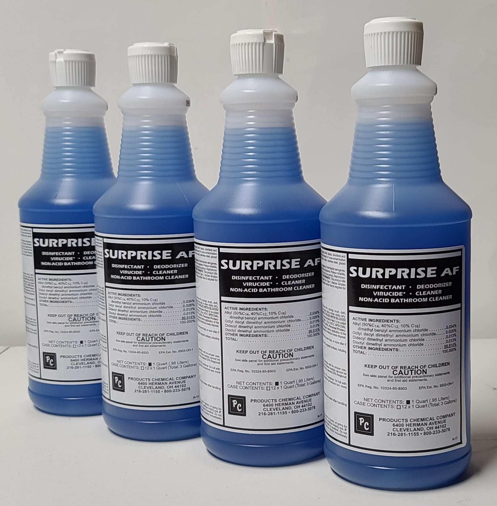 Surprise AF Ready to Use Professional Disinfectant Cleaner (4 Pack ...