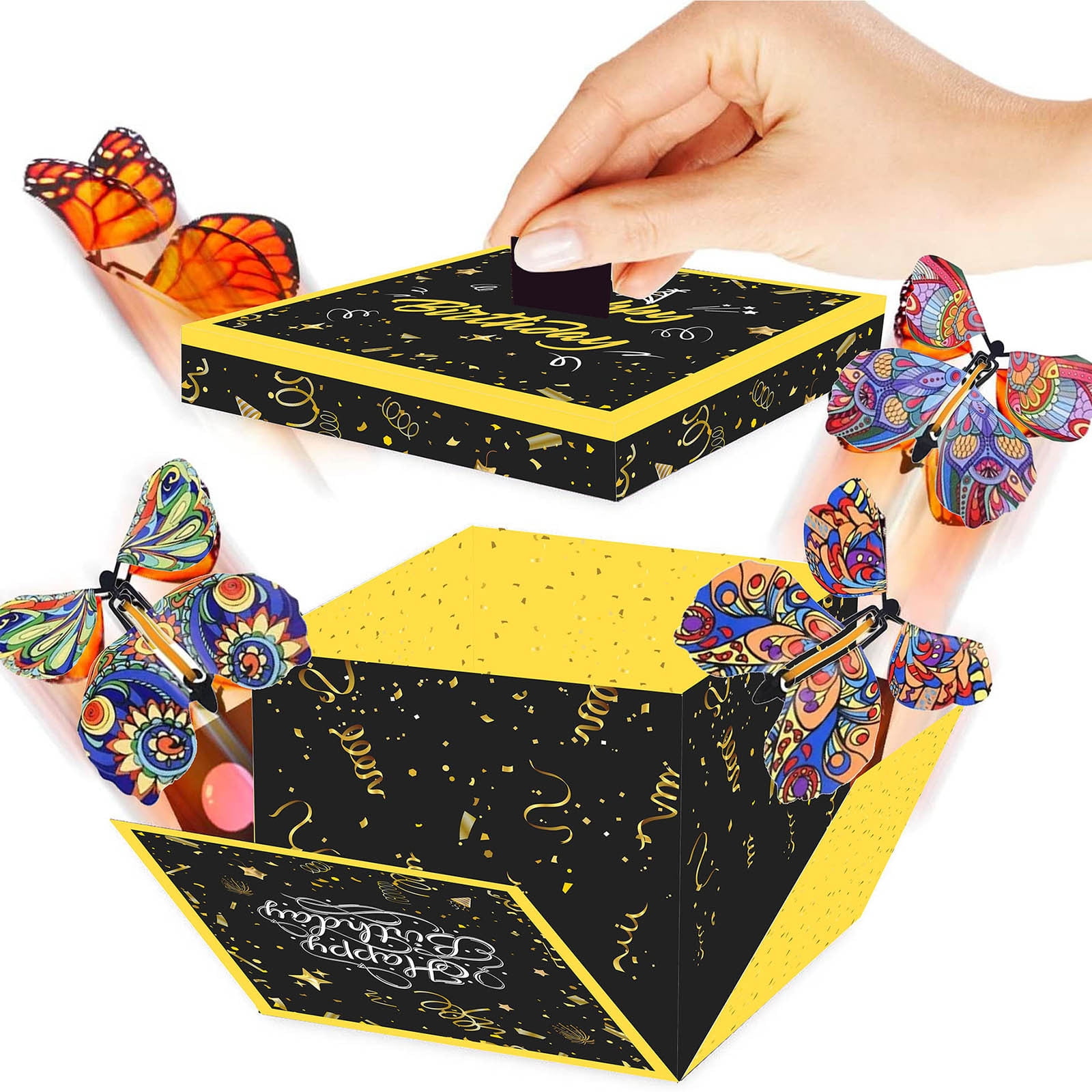 Surprise Box Exploding Gifts Box with Butterflies Butterfly Explosion ...