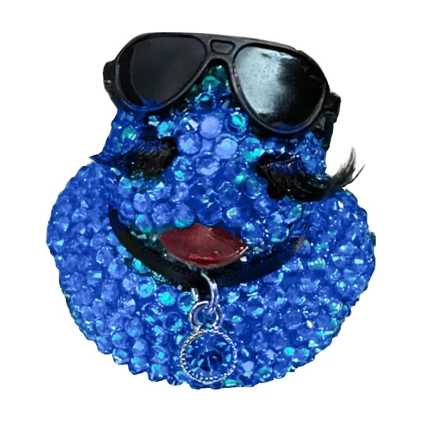 Mini Sparkling Rhinestone Bling Ducks, Long Eyelashes Rhinestone Duck ...