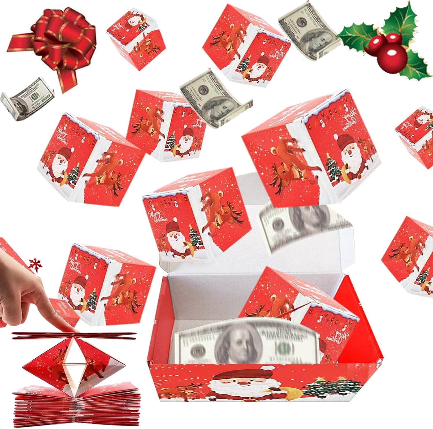 Surprise Box Gift Box for Money, Surprise Gift Box Explosion for Money ...