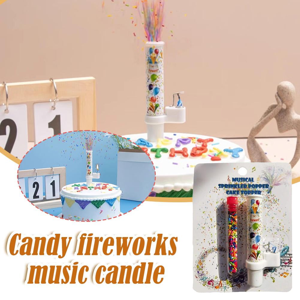 Surprise Candles Happy Birthday Cake Decorated Candles Catapult ...