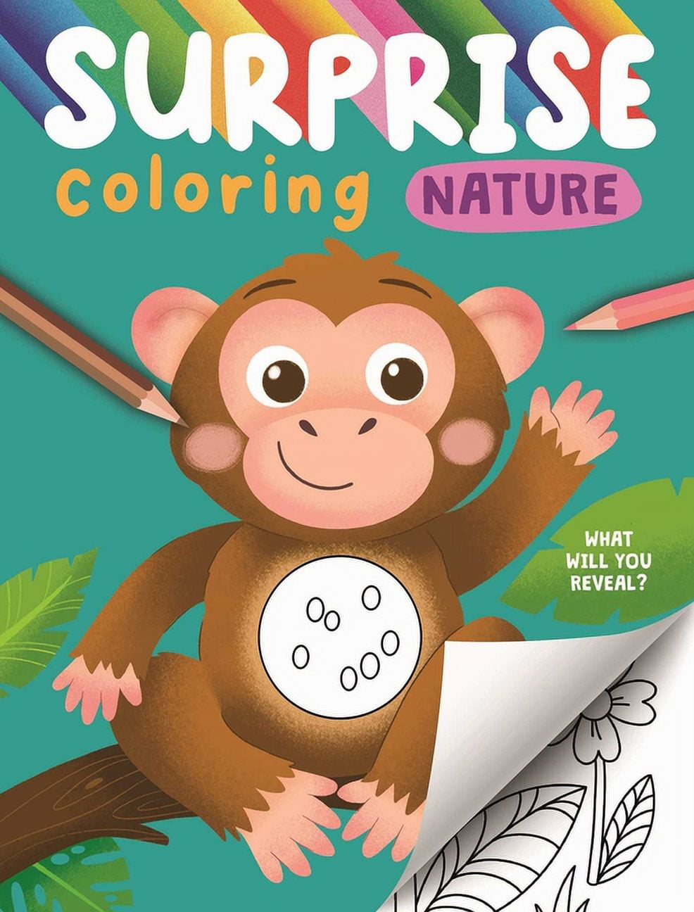 Surprise Coloring Nature : Interactive Coloring Book that Reveals ...