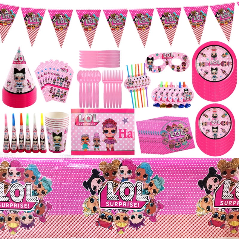 Surprise Doll Theme Party Set Birthday Decoration Arrangement ...