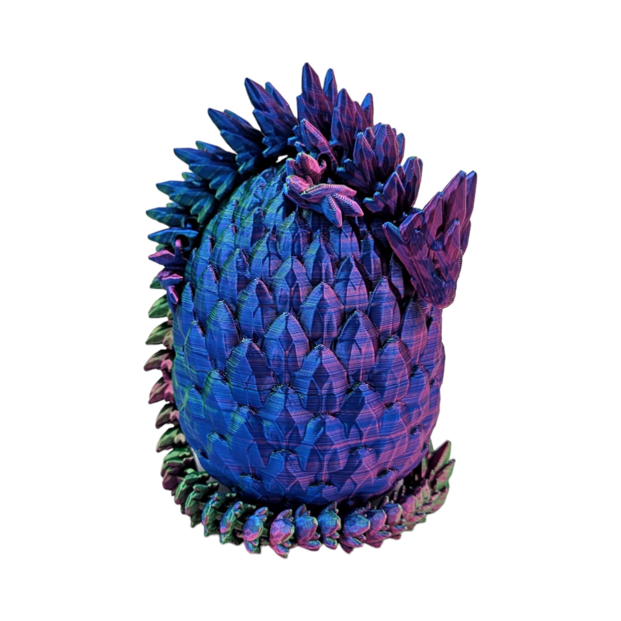 Surprise Dragon Egg Articulating Gemstone 3D Printed Dragon Fidget ...