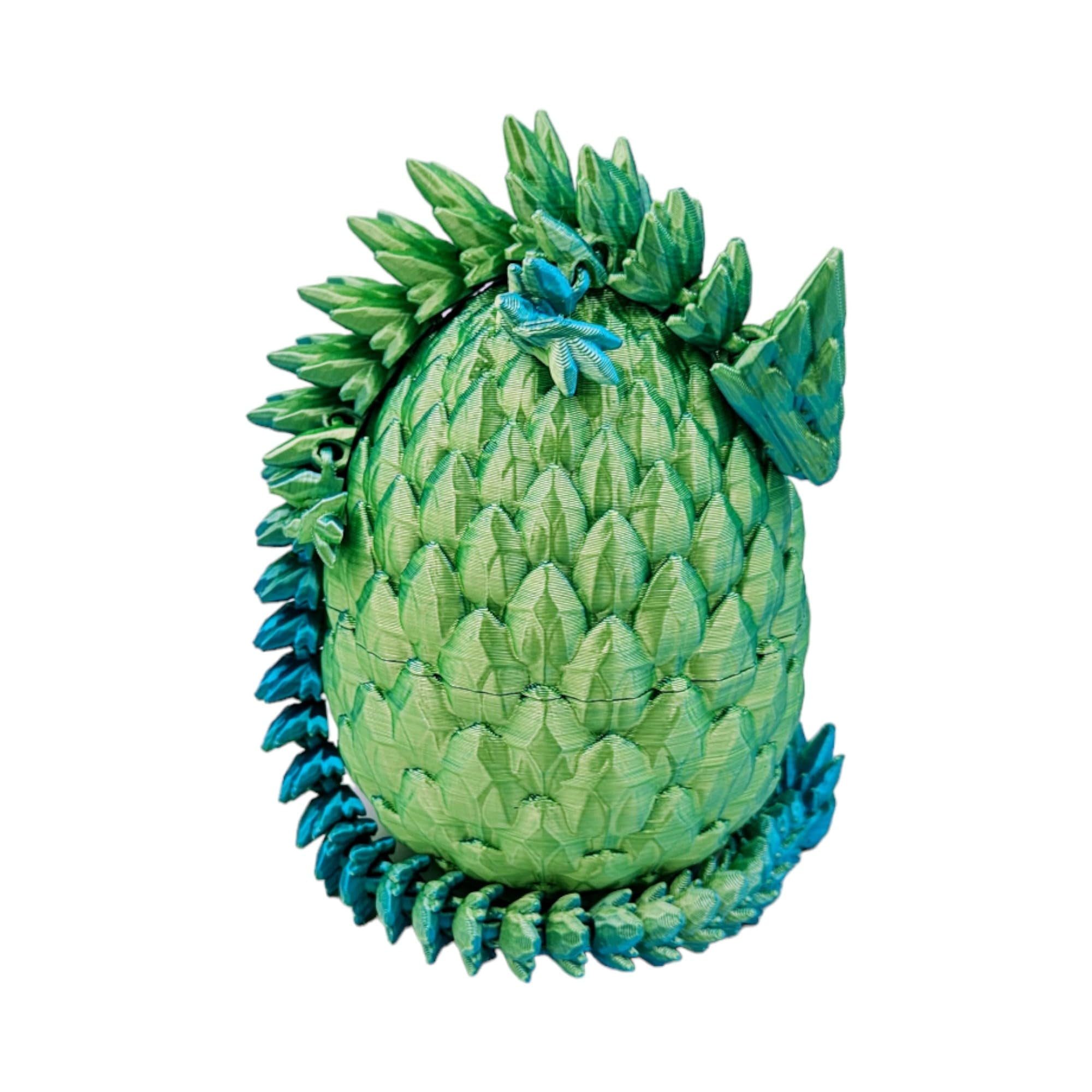 Surprise Dragon Egg Articulating Gemstone Dragon Fidget Figurine - 3D ...