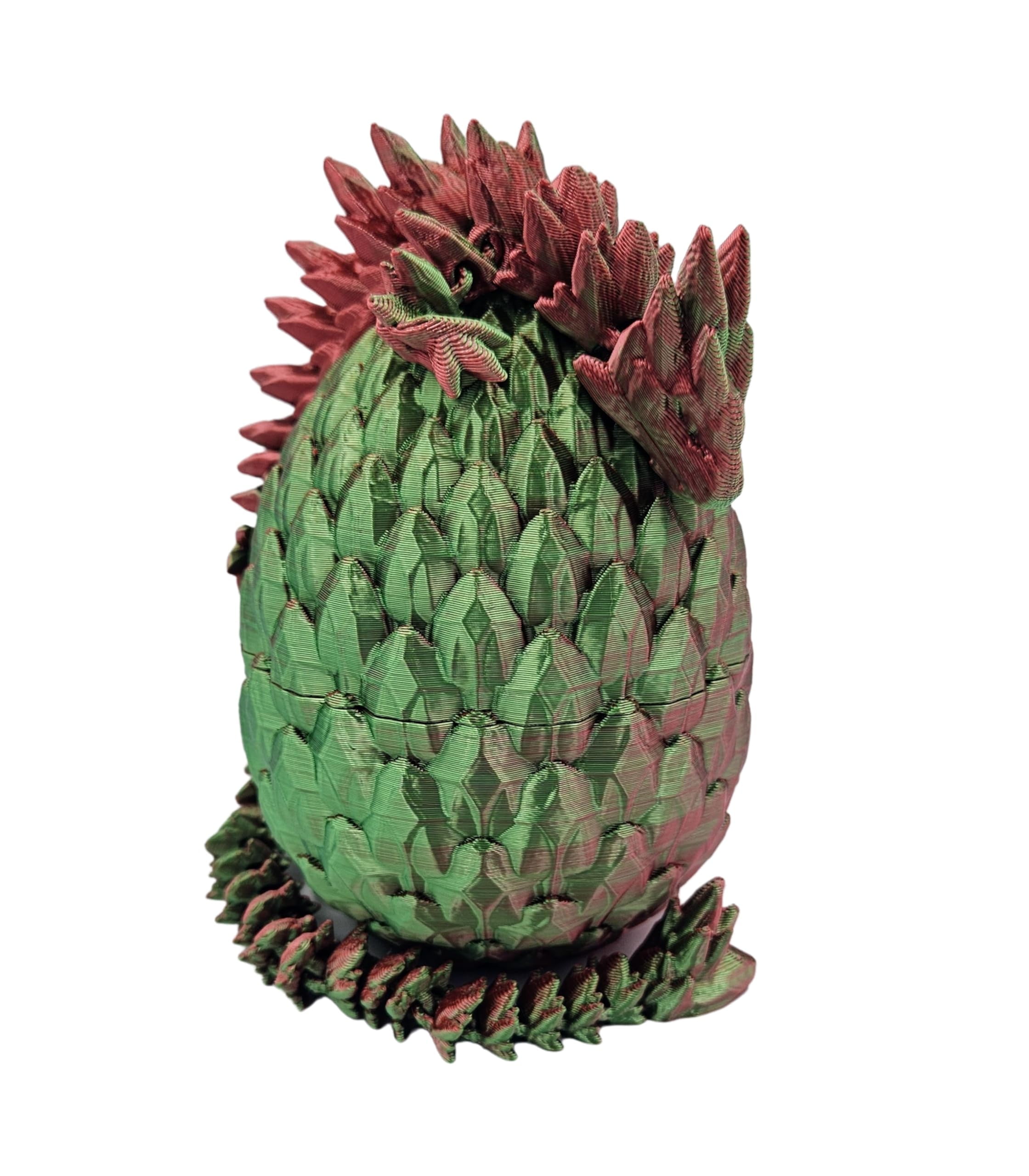 Surprise Dragon Egg Articulating Gemstone Dragon Fidget Figurine - 3D ...