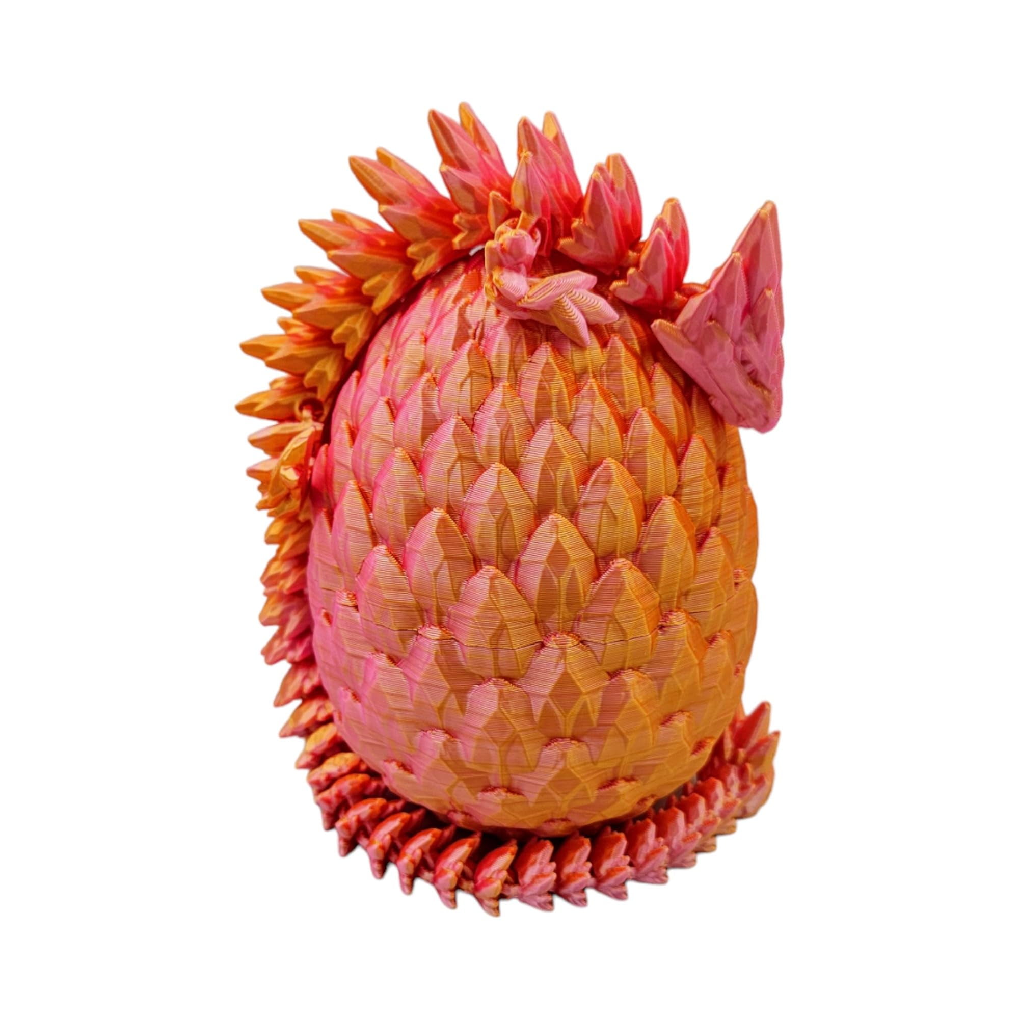 Surprise Dragon Egg Articulating Gemstone Dragon Fidget Figurine - 3D ...