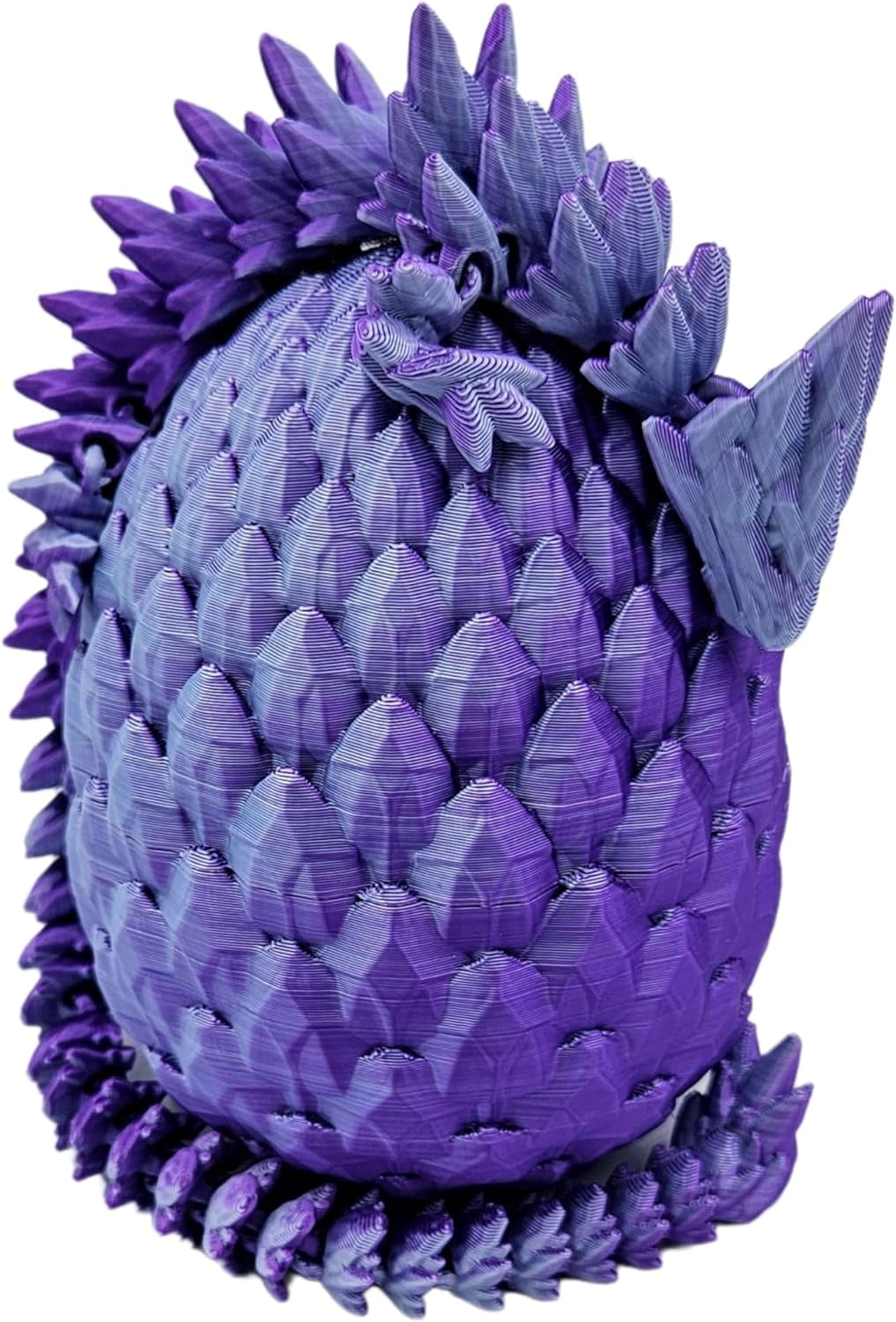 Surprise Dragon Egg Articulating Gemstone Dragon Fidget - 3D Printed ...
