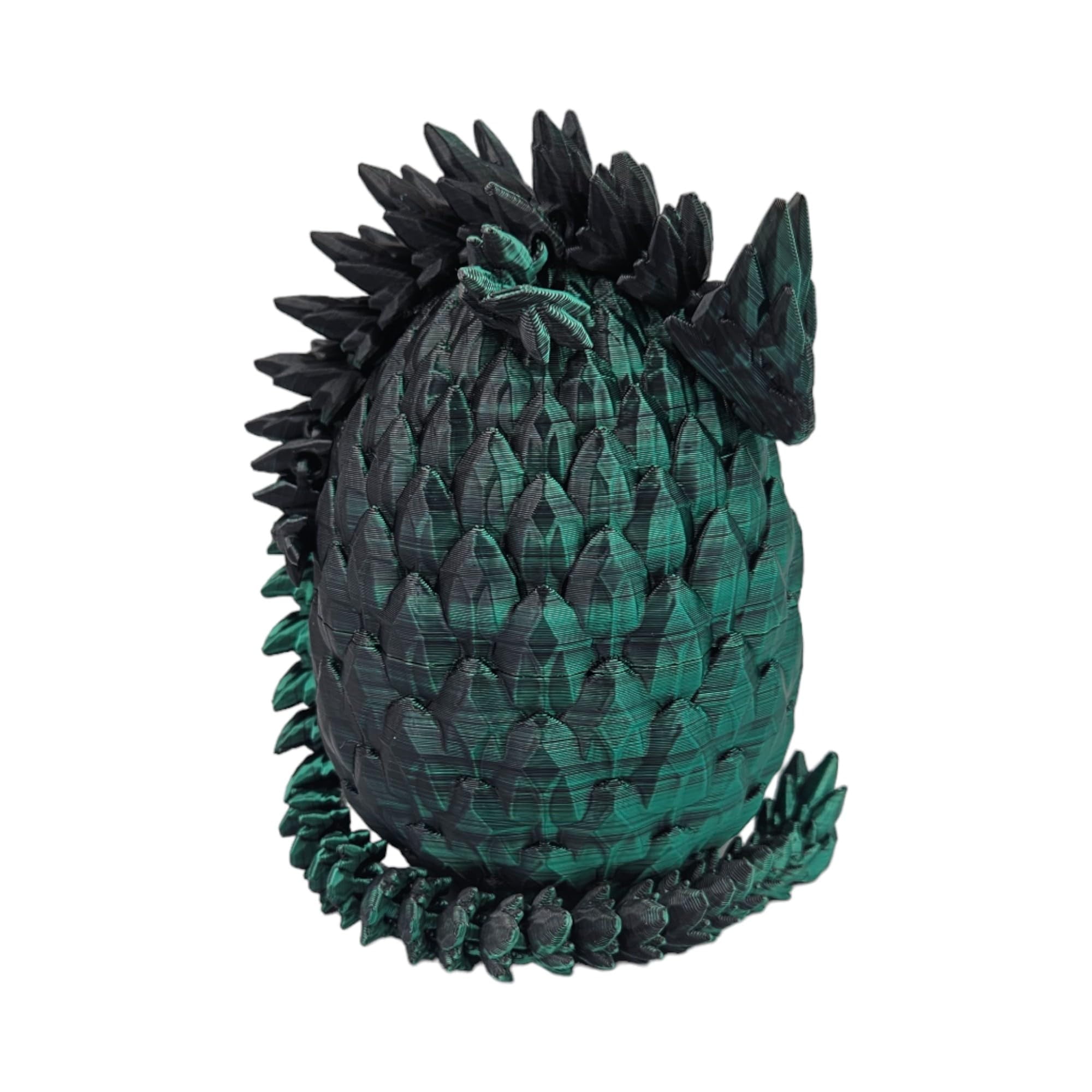 Surprise Dragon Egg Articulating Gemstone Dragon Fidget Figurine - 3D ...